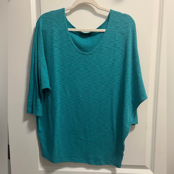 Laila Jayde | Tops | Laila Jayde Bowie 34 Selves Dolman Knit Surf Blue ...